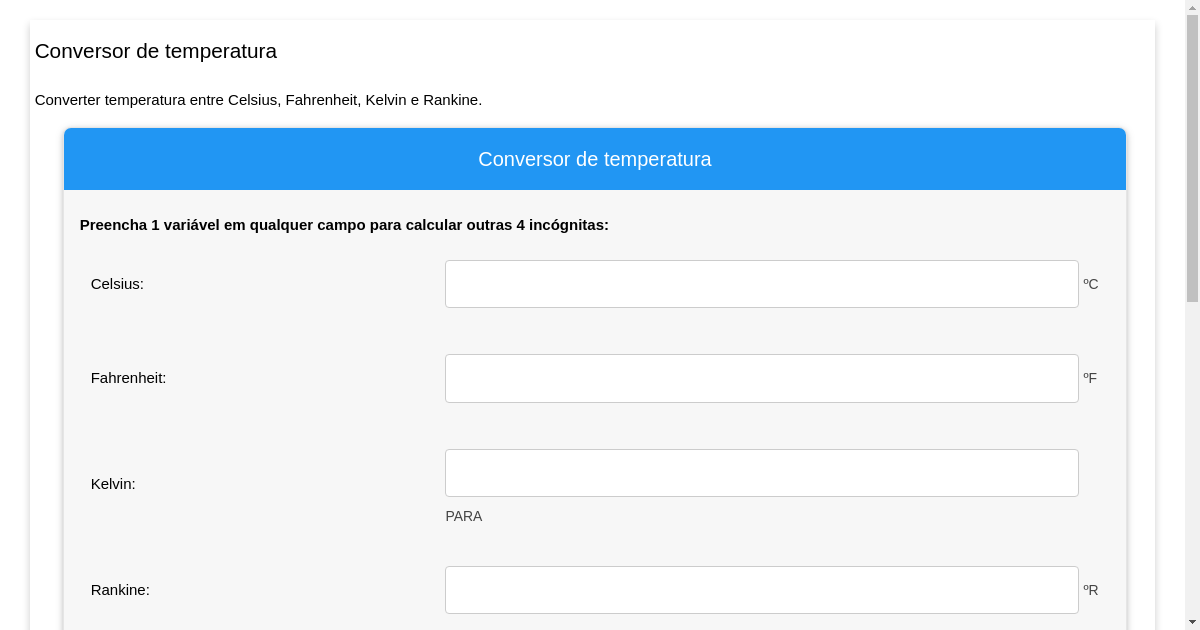Conversor de Temperatura Gratuito: Sua Solução Completa