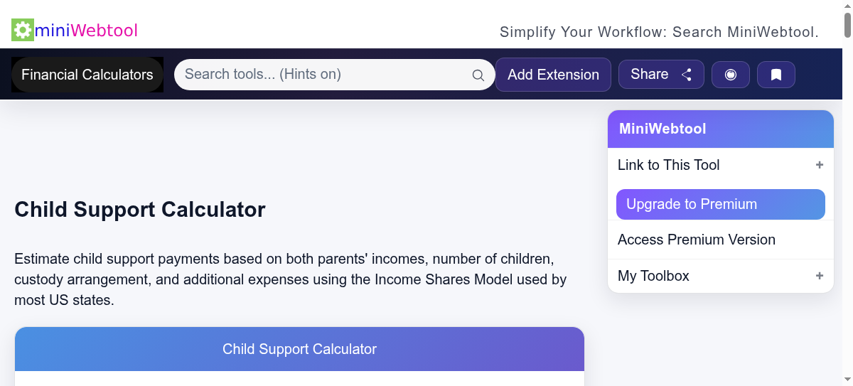 Child Support Calculator - Estimate Monthly Child Support Payments