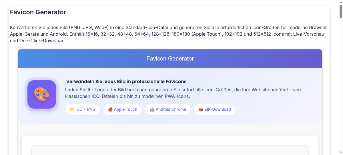 Favicon Generator - ICO-Dateien & alle Browser-Icons aus PNG/JPG ...