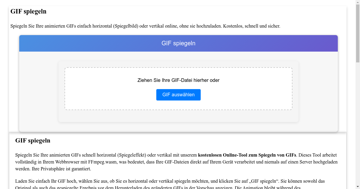 GIF online horizontal oder vertikal spiegeln (kostenlos)