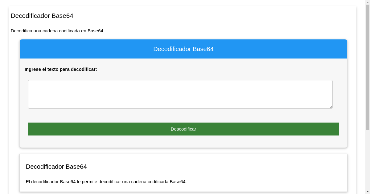 Decodificador Base64