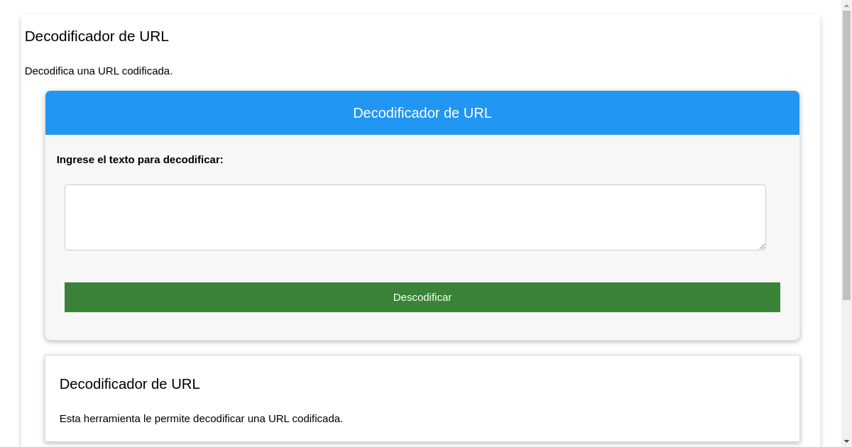 Decodificador de URL