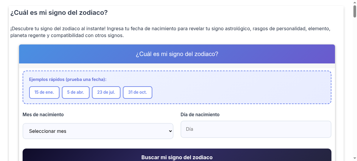 Como se cual es mi signo del zodiaco - Horoscopeaz.com