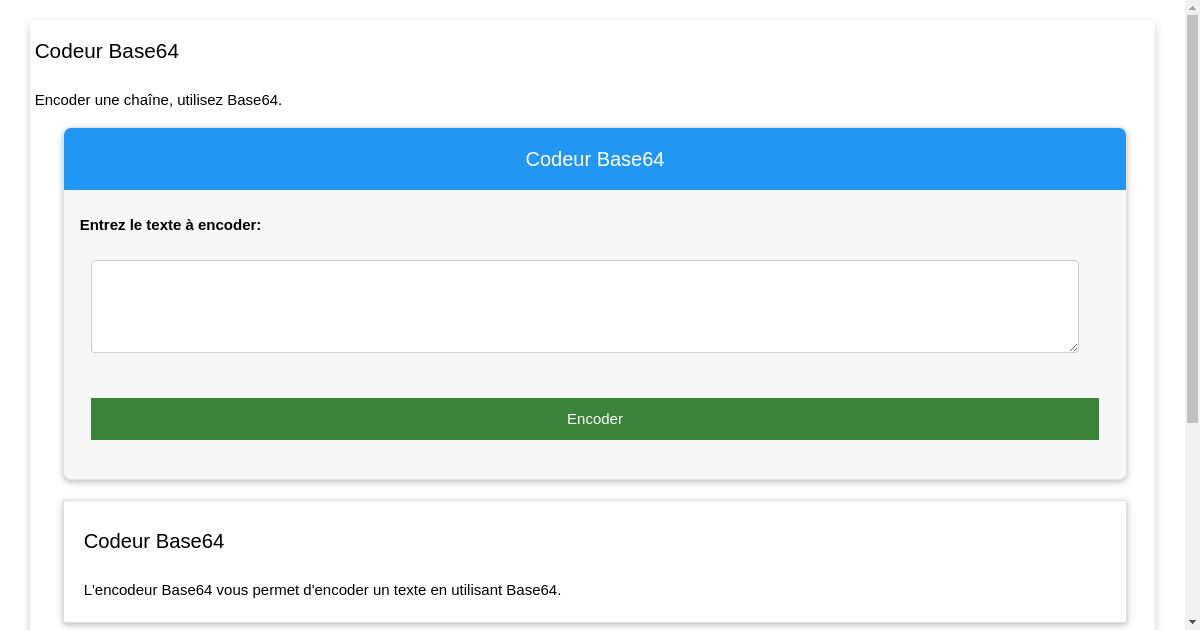 Codeur Base64