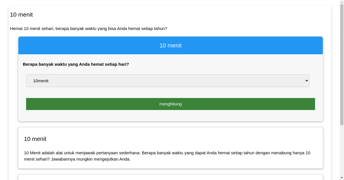 Hemat 10 menit sehari, berapa banyak waktu yang bisa Anda hemat setiap ...