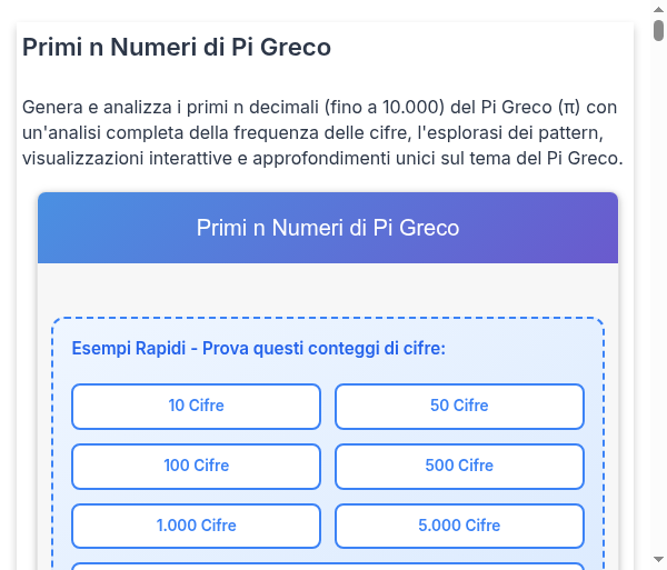 Numeri Pi Numeri