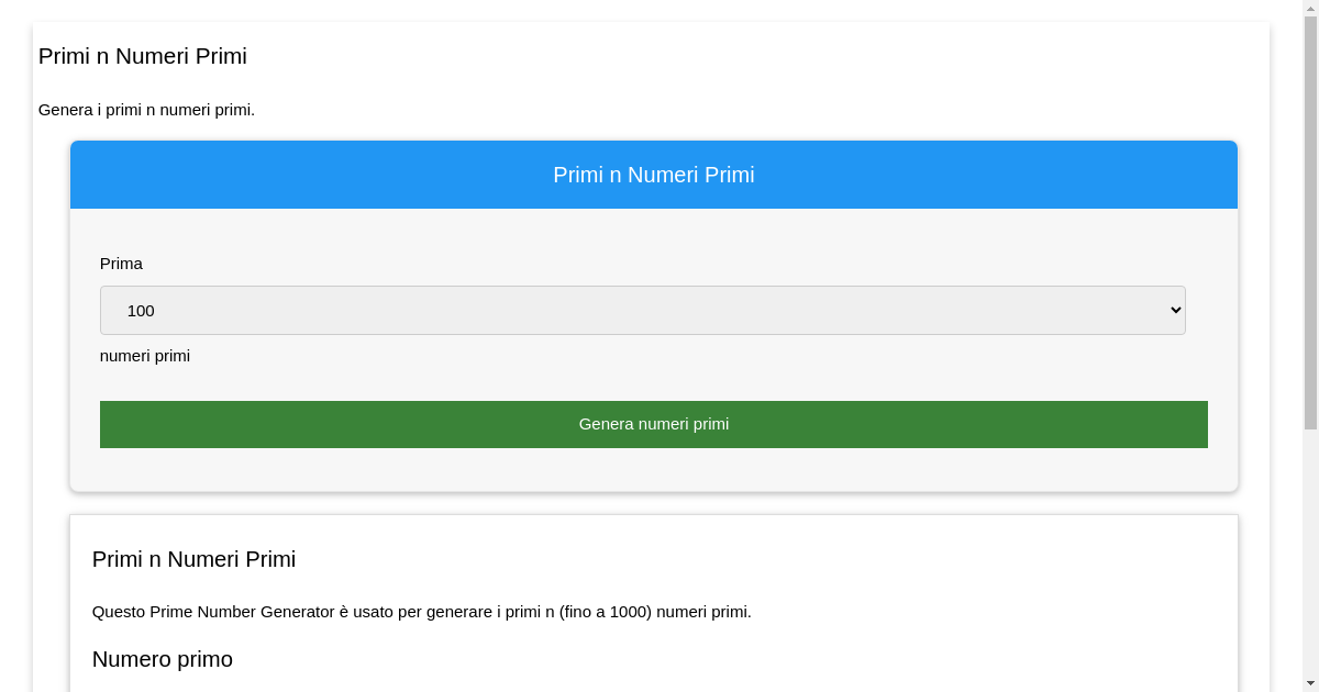 Primi n Numeri Primi