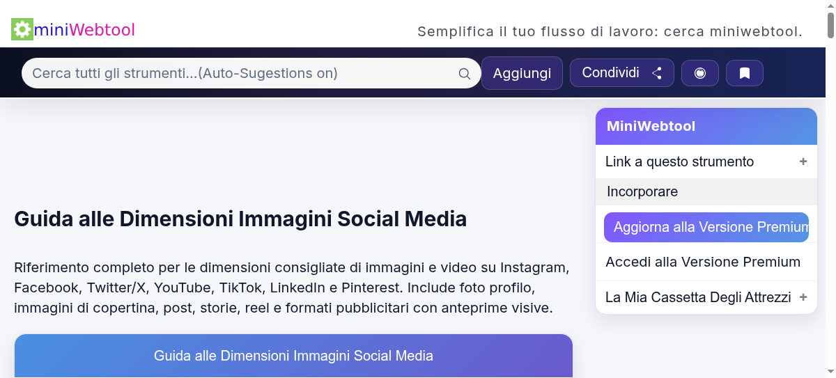 Guida alle Dimensioni Immagini Social Media 2026 - Dimensioni e ...