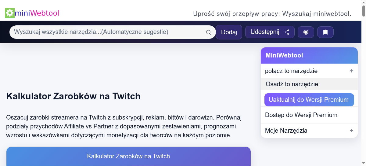 Kalkulator Zarobków na Twitch - Oszacuj Przychody z Subów, Reklam ...
