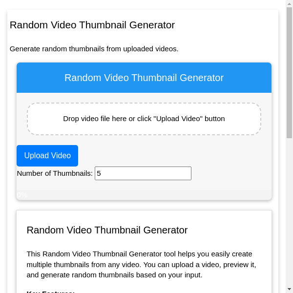 Random Thumbnails Files Galleries & Slideshows [pro] Modals