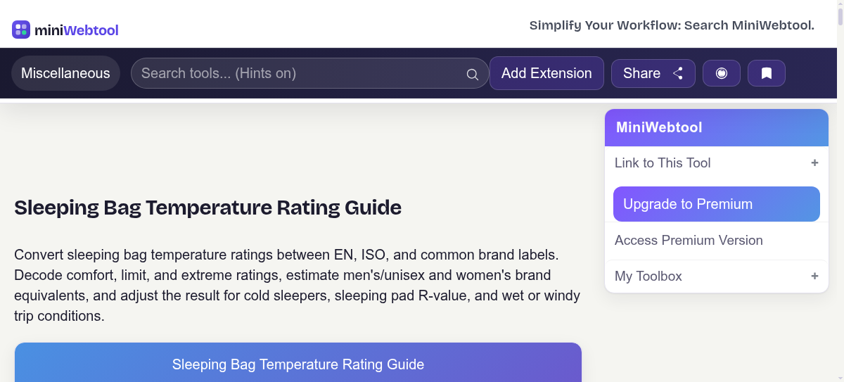 Sleeping Bag Temperature Rating Guide - EN, ISO & Brand Rating Converter