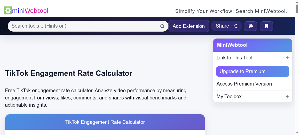 TikTok Engagement Rate Calculator - Measure Your TikTok Performance