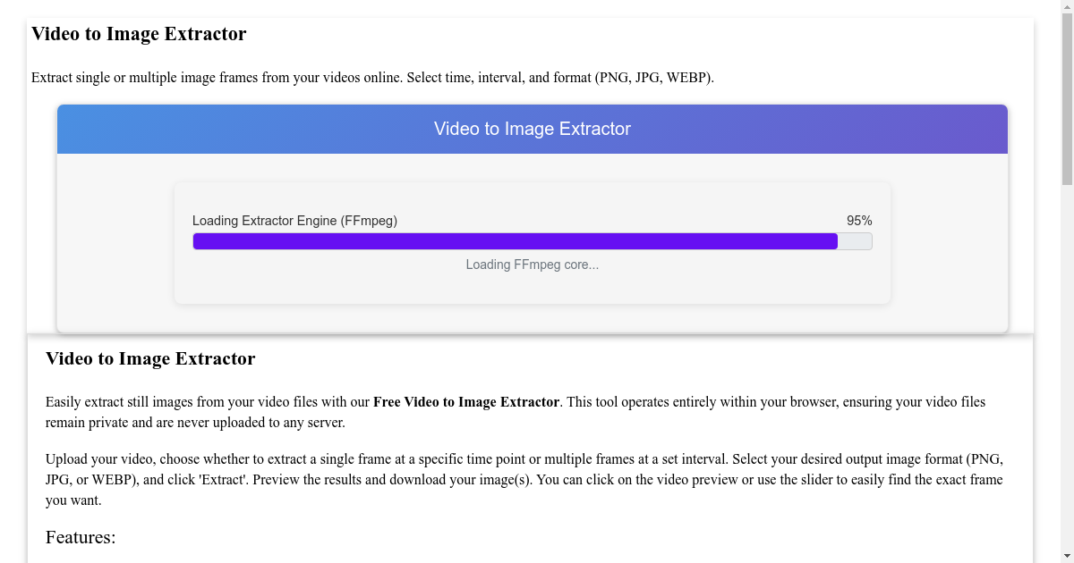 Free Video to Image Extractor - Extract Frames Online