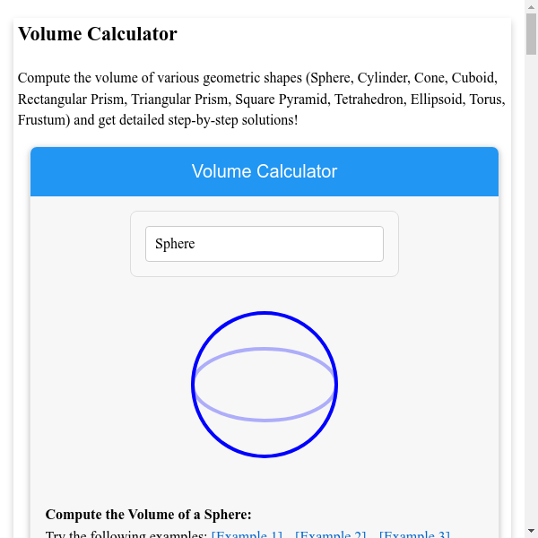 Volume Of Regular Polyhedrons Calculator High Accuracy